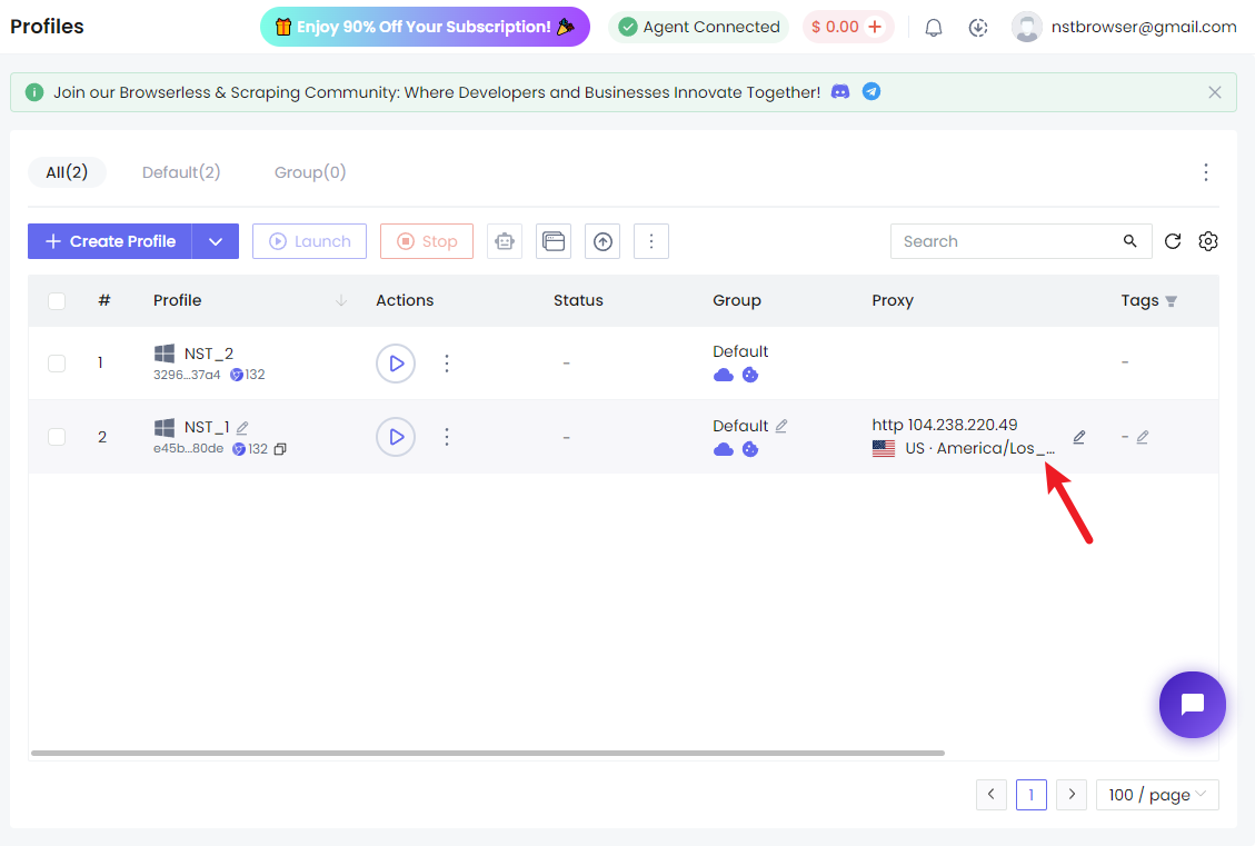 Add Browser Environment | Nstbrowser